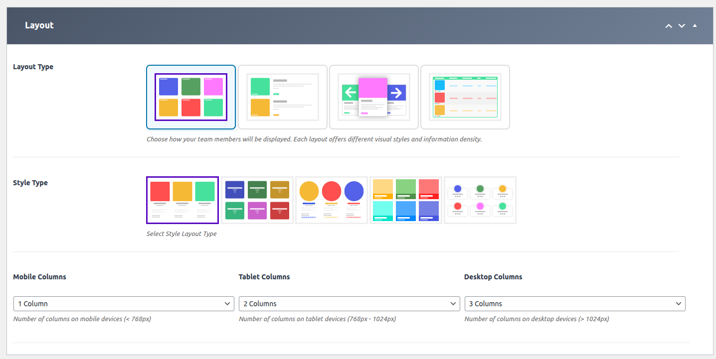 Grid Layout - WordPress Team Manager – Showcase Team Members
